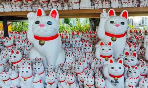 Gôtoku-ji : le temple aux milliers de maneki-neko - Projet Japon